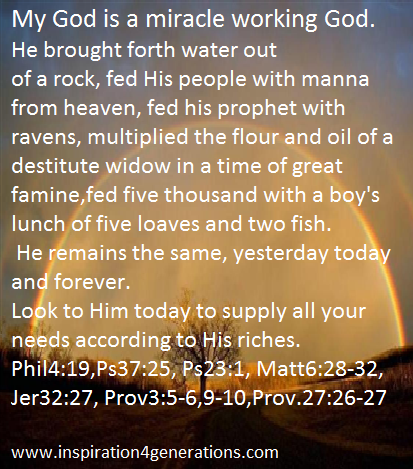 God Still Works Miracles | inspiration4generations